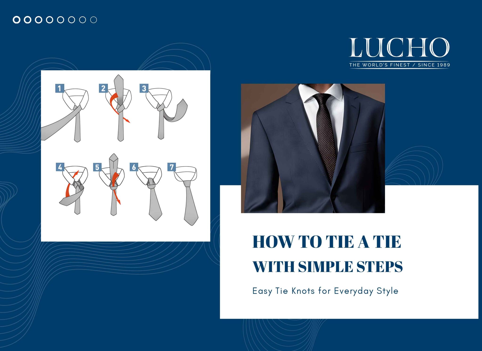 How To Tie A Tie: 4 Easy Methods Step-by-Step Instructions